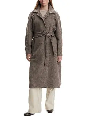 Varley Tomlinson Melton Coat - Deep Taupe