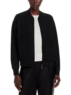 EILEEN FISHER Wool Stand Collar Jacket