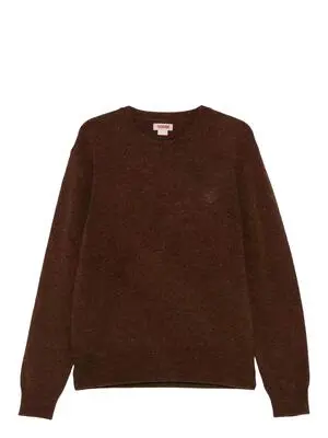 BARACUTA Shetland Sweater - Brown