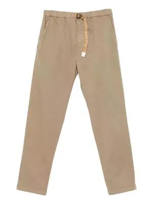 WHITE SAND Belted Trousers