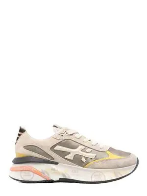 Premiata Panelled Design Sneakers - Neutrals