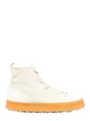 SHOTO Lace-up High-top Boots - Neutrals