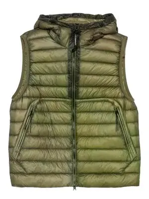 C.P. COMPANY Hooded Zip-Up Vest Green