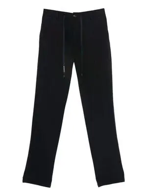 CIRCOLO 1901 Drawstring-waist Trousers - Black
