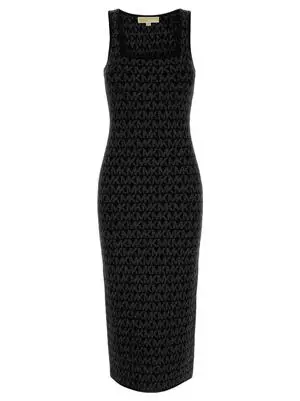Michael Kors Embroidered Viscose Dress - Printed