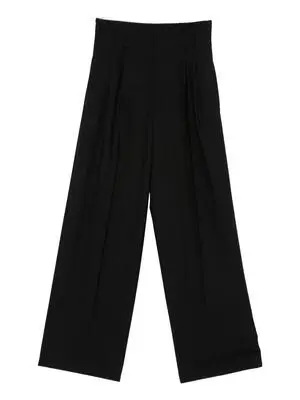 SEMICOUTURE Matisse Wool Blend Trousers Black