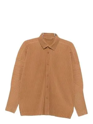 Issey Miyake Pleated Shirt - Brown
