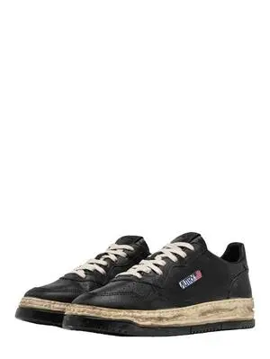 AUTRY Medalist Super Vintage Low Sneakers - Black