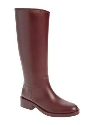 Jeffrey Campbell Torrential Knee High Boots Wine