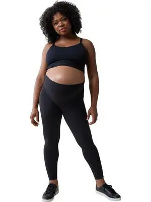INGRID & ISABEL Maternity Foldover Legging - Black