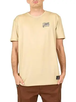 VAST Street Elements Performance Graphic T-shirt - Khaki