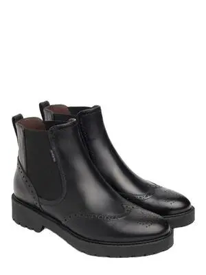 NEROGIARDINI Wingtip Chelsea Boot Black