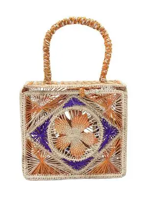 AMAZÓNICA Wai Handbag - Beige /orange /purple