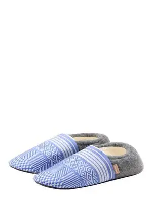 FEELGOODZ Artisan Woven Closed Heel Slippers - Topaz