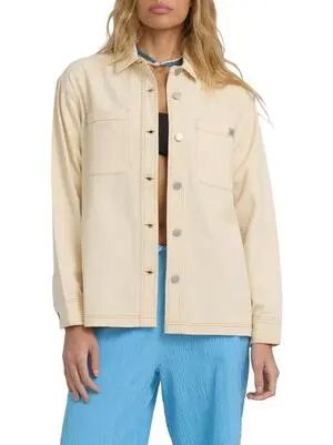 BILLABONG Laura Twill Shacket - Andrea Wash