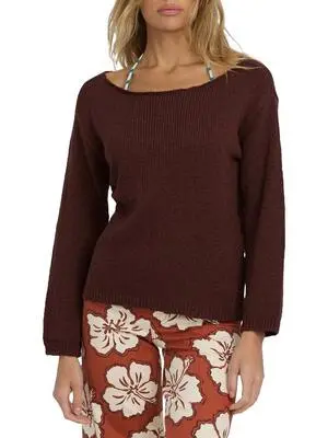BILLABONG Ellipse Ribbed Sweater - Teak