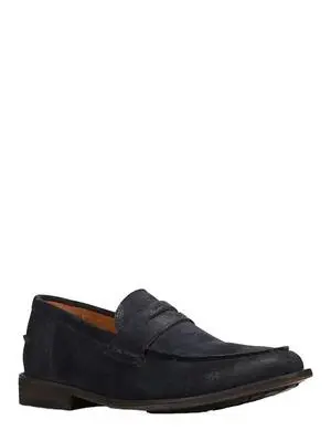 Frye Tyler Flex Leather Penny Loafer - Midnight