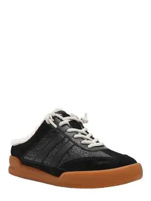 Steve Madden Vandy Faux Shearling Sneakers - Black Multi