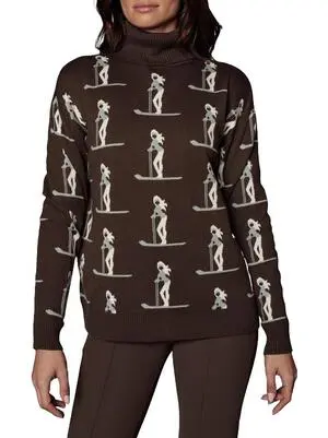 ALP N ROCK Nala Vintage Ski Sweater - Coffee