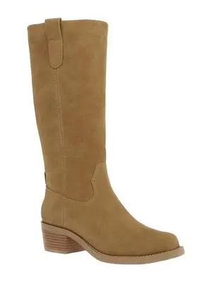 Mia Duston Block Heel Boot - Tan