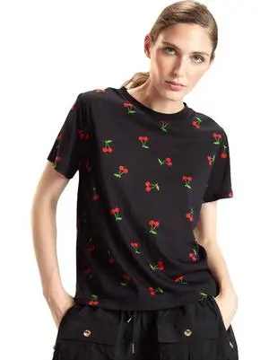 Cynthia Rowley Everyday Tee - Cherry