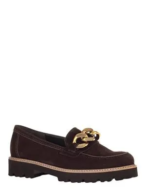 Gabor Platform Bit Loafer - Chocolate