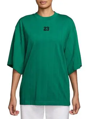 JORDAN 23 Appliqué Loose Fit Top Malachite/black