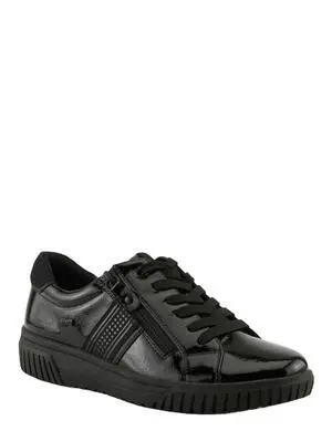 SPRING STEP SHOES Jamia Water Resistant Sneaker - Black Patent
