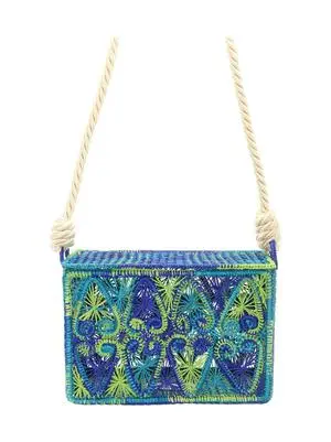 AMAZÓNICA Hearts Handbag - Blue/green
