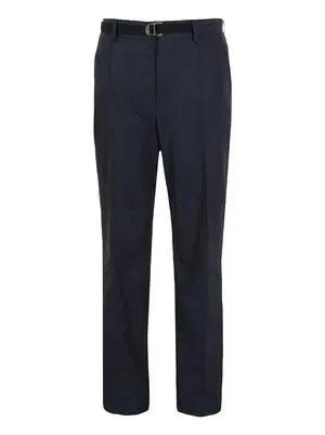 FERRAGAMO Athletic Silk Track Pants - Blue