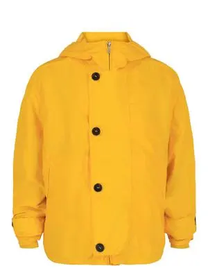FERRAGAMO Coated Hooded Jacket - Yellow