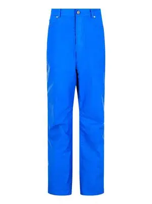 FERRAGAMO Straight Leg Pants - Blue