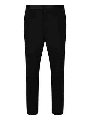 Versace Embellished Panel Formal Trousers - Black