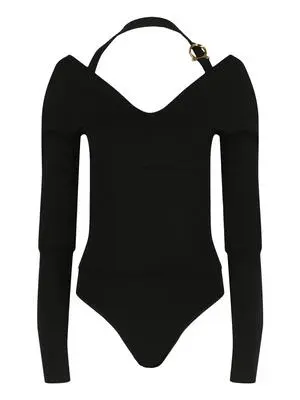 FERRAGAMO Long-sleeve Bodysuit - Black