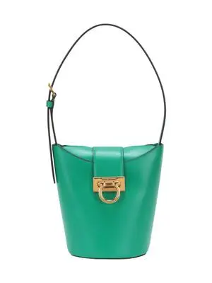 FERRAGAMO Small Trifolio Shoulder Bag - Green