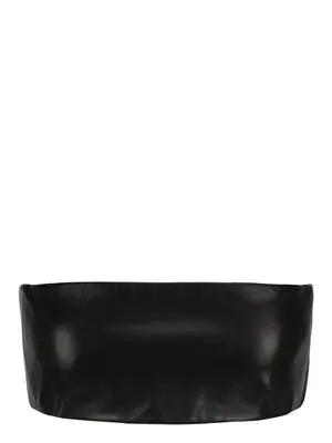 Gucci Leather Tube Top - Black