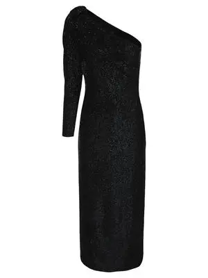 Versace Embellished Evening Gown - Black