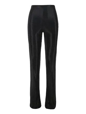 Versace Embellished Flare Pants - Black
