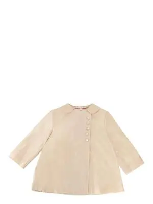 Gucci Long-sleeve Collared Top - Cream