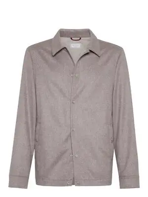 Brunello Cucinelli Cashmere Overshirt - Brown