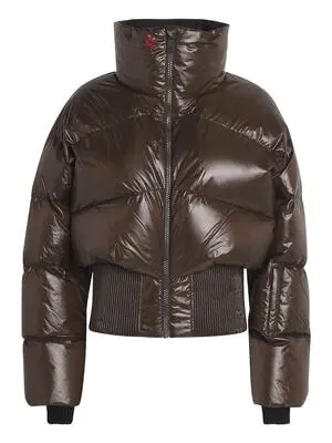 Perfect Moment Aureta Down Bomber Jacket - Brown