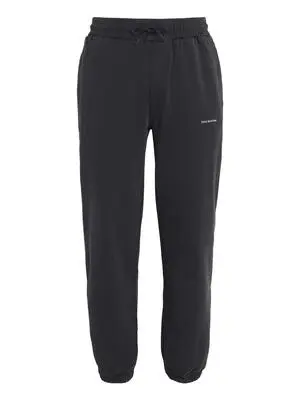 COLE BUXTON Cotton Mini Logo Sweatpants - Black