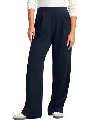 RHONE Revive Wide Leg Trousers - Navy Blue