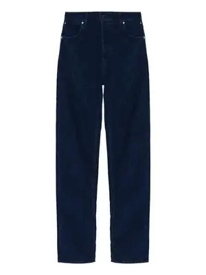 Stone Island Corduroy Trousers - Navy Blue