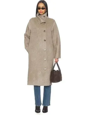 Rue Sophie Eligio Coat - Heather Taupe