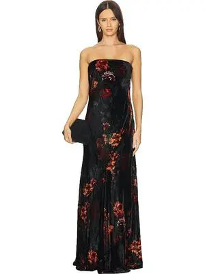Cara Cara Sierra Dress - Eternal Flora Black