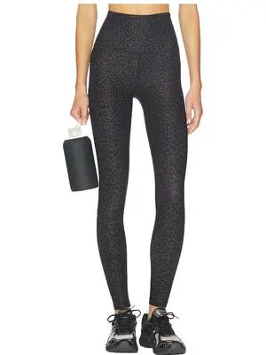 Beyond Yoga Beyond Yoga Softmark High Waisted Midi Legging In Brown. Espresso Leopard