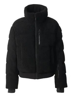 Mackage Anaya Sherpa Fleece Down Jacket - Black