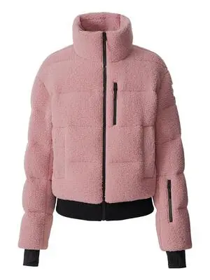 Mackage Anaya Sherpa Fleece Down Jacket - Blush
