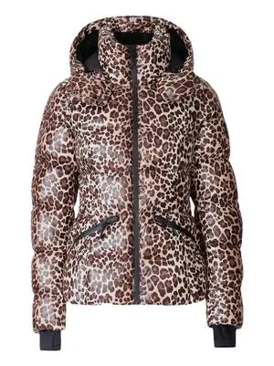 Mackage Cheryl-a Animal Print Ski Jacket - Cheetah